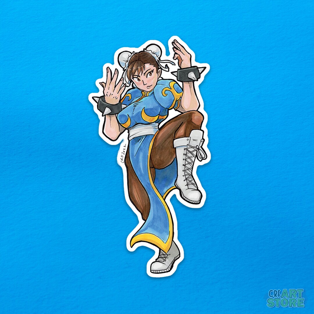 Street Fighter: Chun Li Vinyl Sticker - Etsy