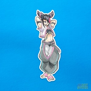 Street Fighter: Juri Vinyl Sticker - Etsy