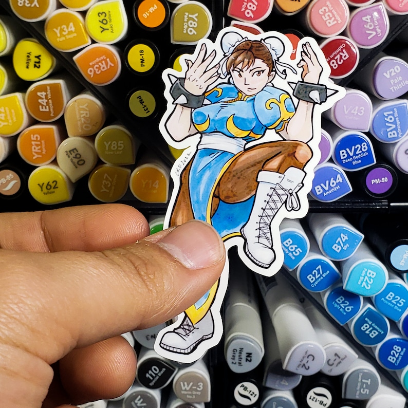 Street Fighter: Chun Li Vinyl Sticker - Etsy