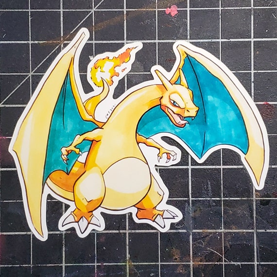Pokemon: Charizard Vinyl Sticker - Etsy
