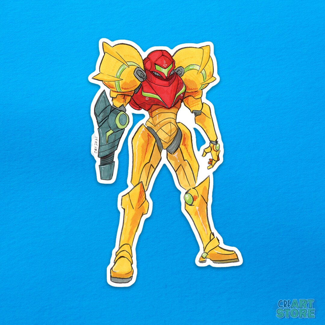 Metroid: Samus Metroid II Samus Returns Varia Suit Vinyl Sticker - Etsy