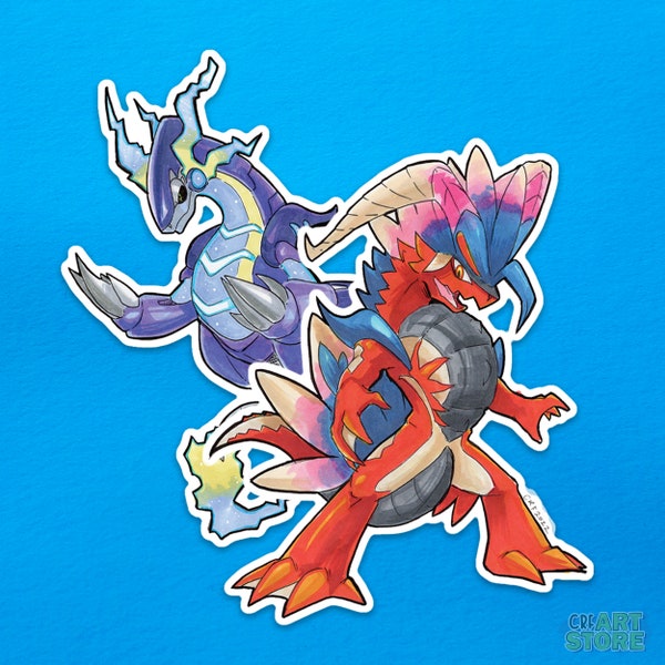 Scarlet and Violet Stickers - Etsy