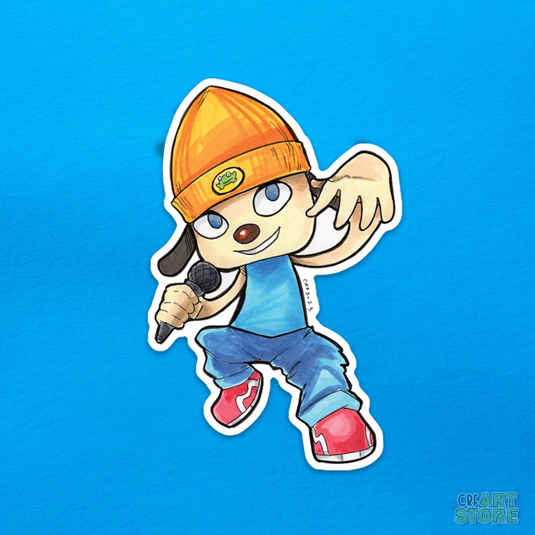 Parappa the Rapper: Parappa Vinyl Sticker - Etsy