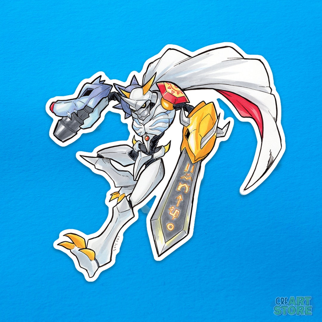 Digimon: Omnimon / Omegamon Vinyl Sticker - Etsy