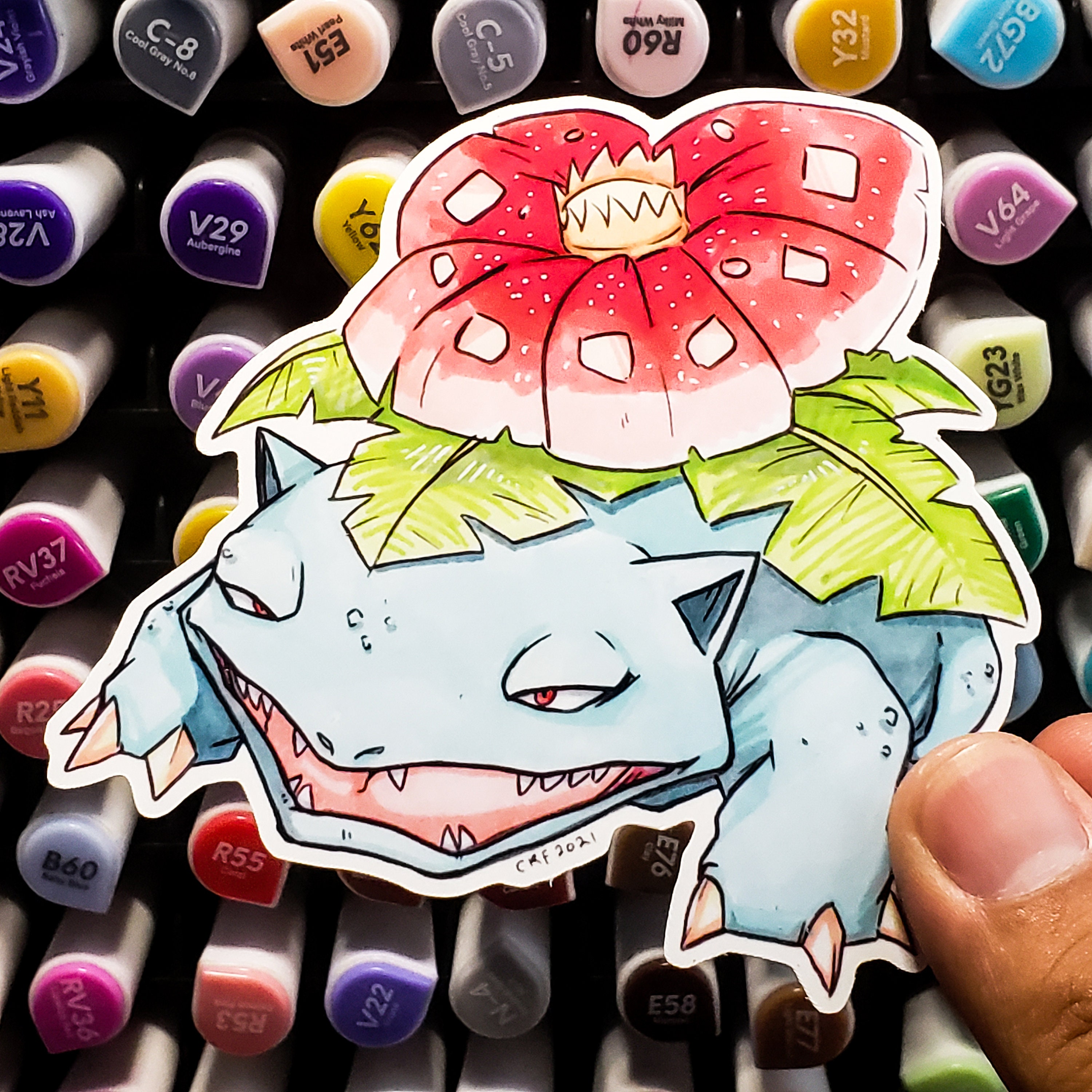 Pokemon: Venusaur Vinyl Sticker - Etsy