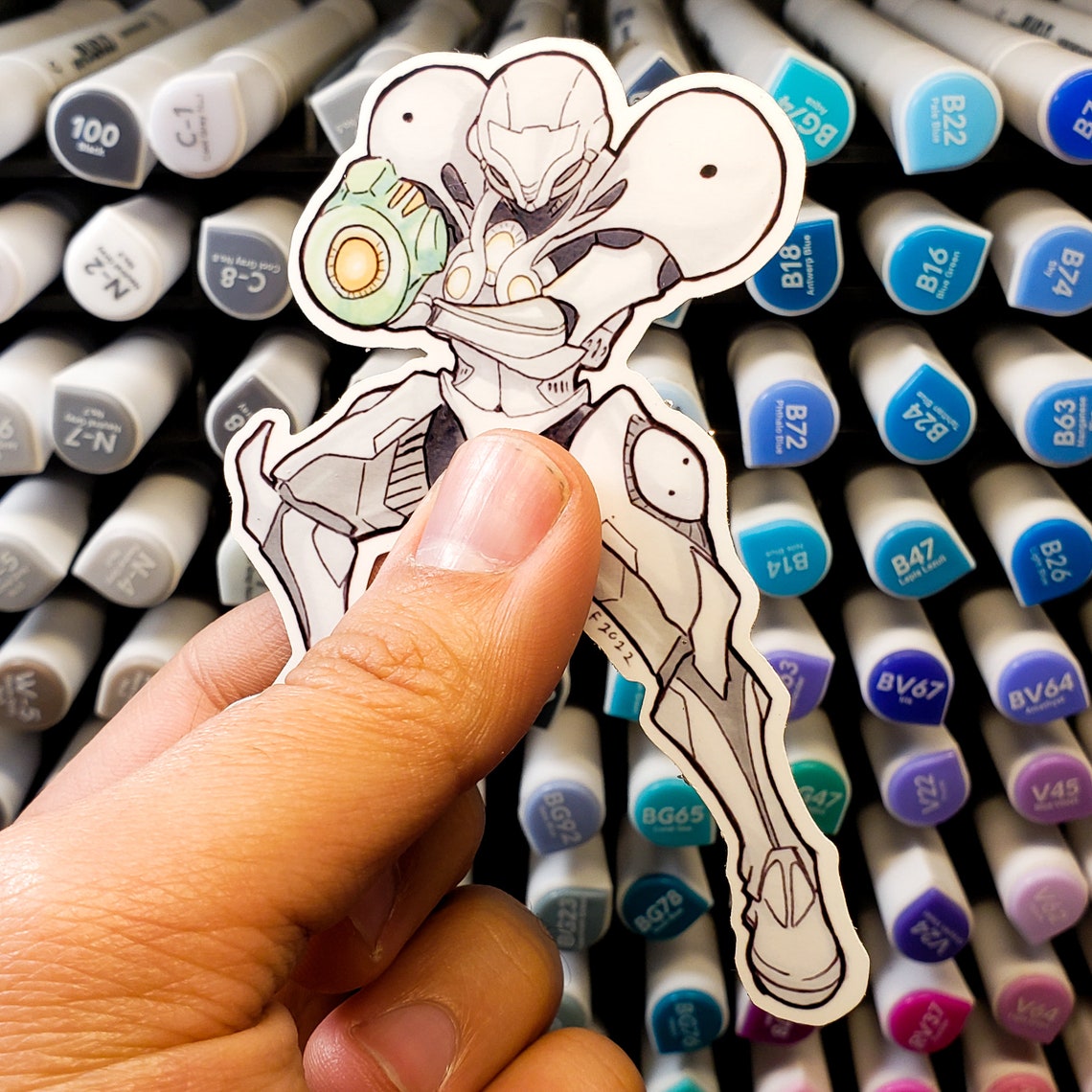 Metroid: Samus Sticker Set 2 Power Suit Metroid Suit Dark | Etsy
