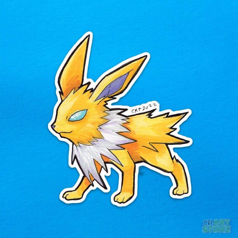 Jolteon Sticker - Etsy