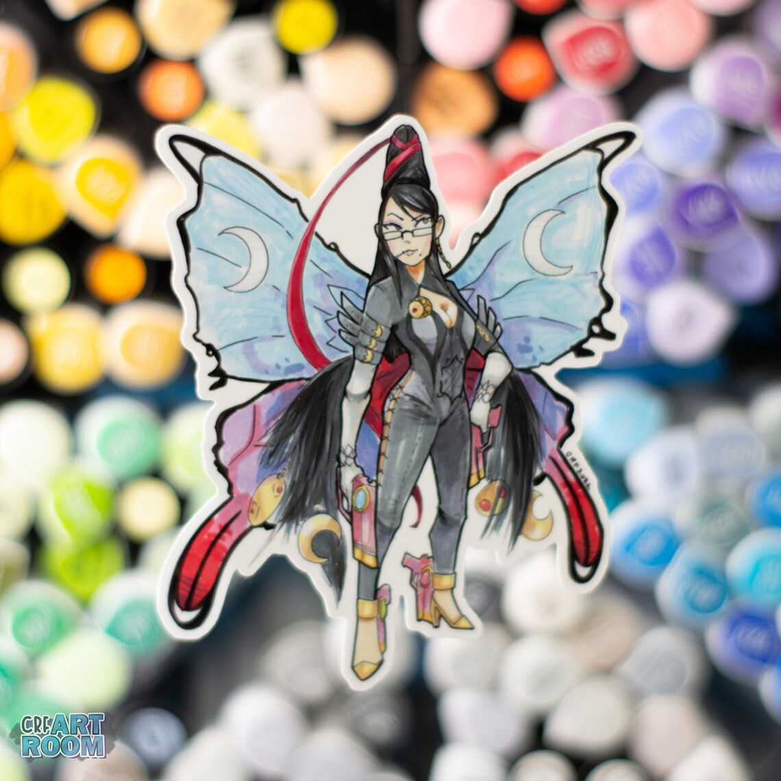 Bayonetta Vinyl Sticker - Etsy