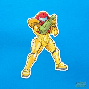 Metroid: Samus Sticker Set 2 Power Suit, Metroid Suit, Dark Suit, Light ...