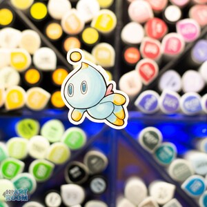 Sonic: Chao Vinyl Sticker Set | Chao, Hero Chao, Dark Chao, Chao Egg - Etsy