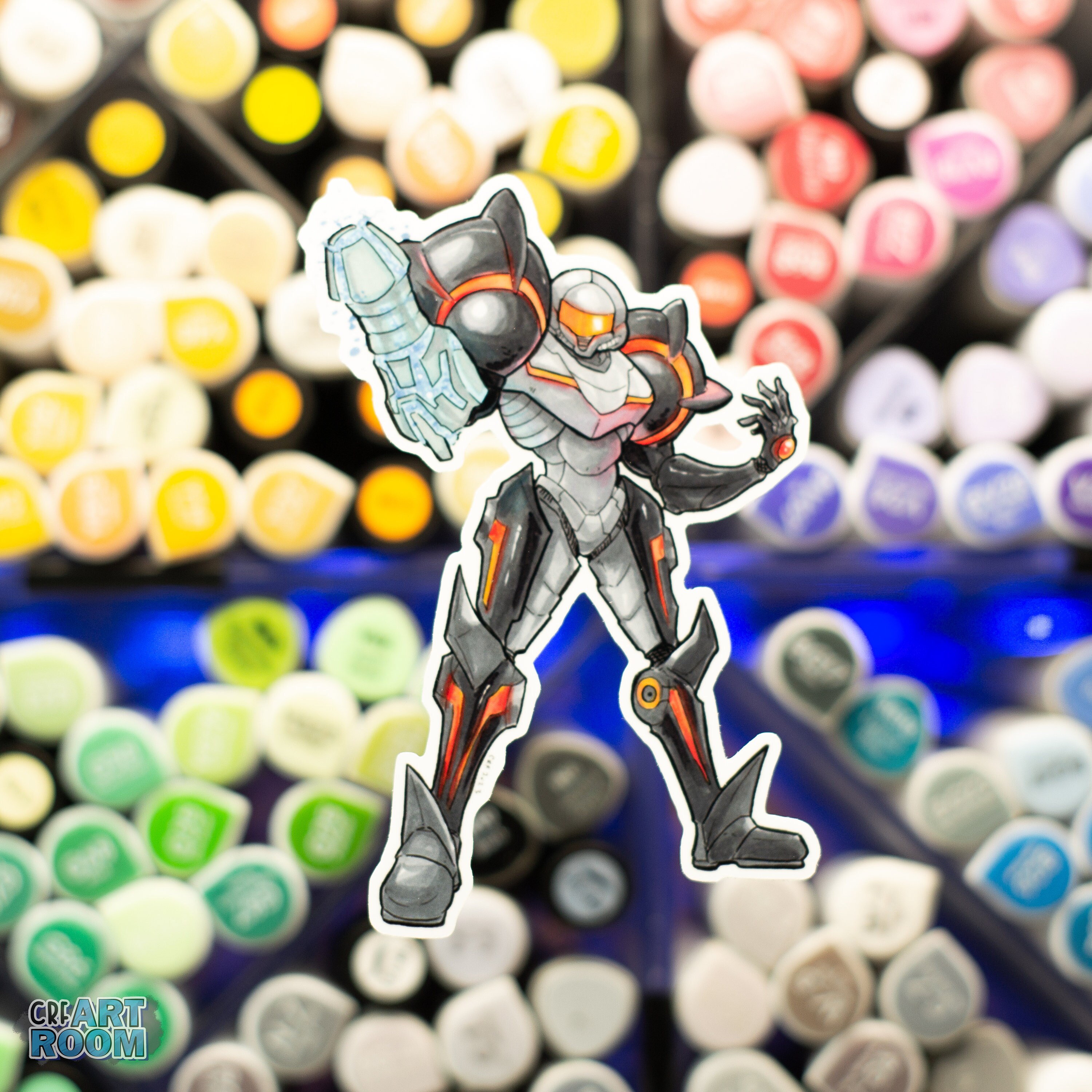 Metroid Prime: Samus Sticker Set 3 Varia Suit Gravity Suit - Etsy