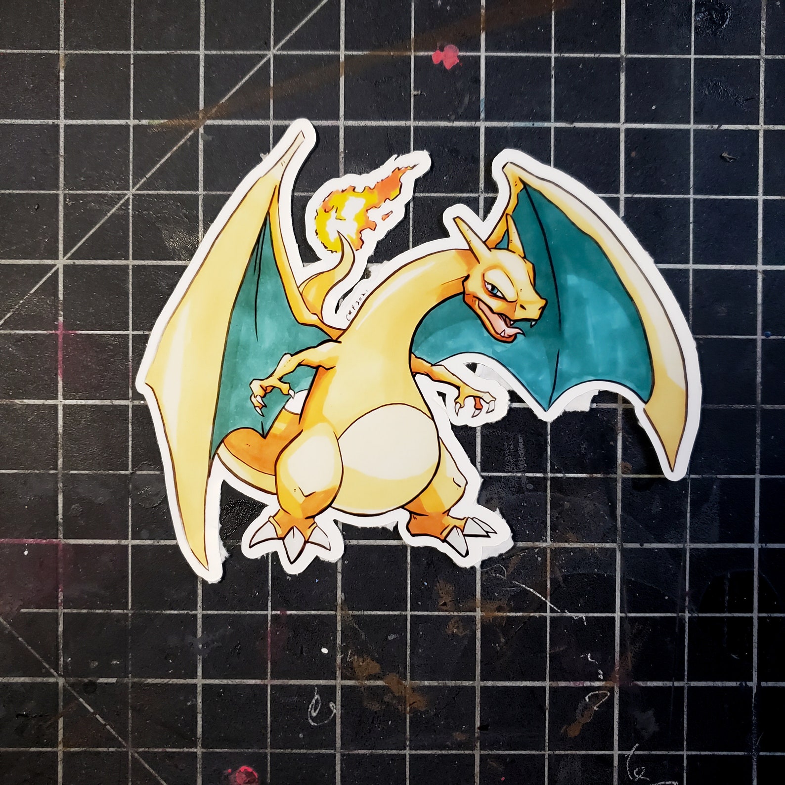 Pokemon: Charizard Vinyl Sticker | Etsy