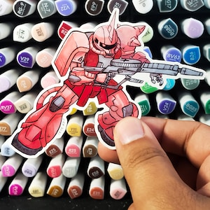 Gundam: Zeon Zaku Vinyl Sticker Set - Etsy Canada