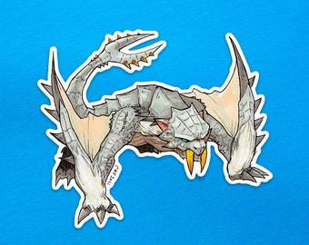 Monster Hunter Rise Fanart Tigrex Armor and Hammer - Etsy