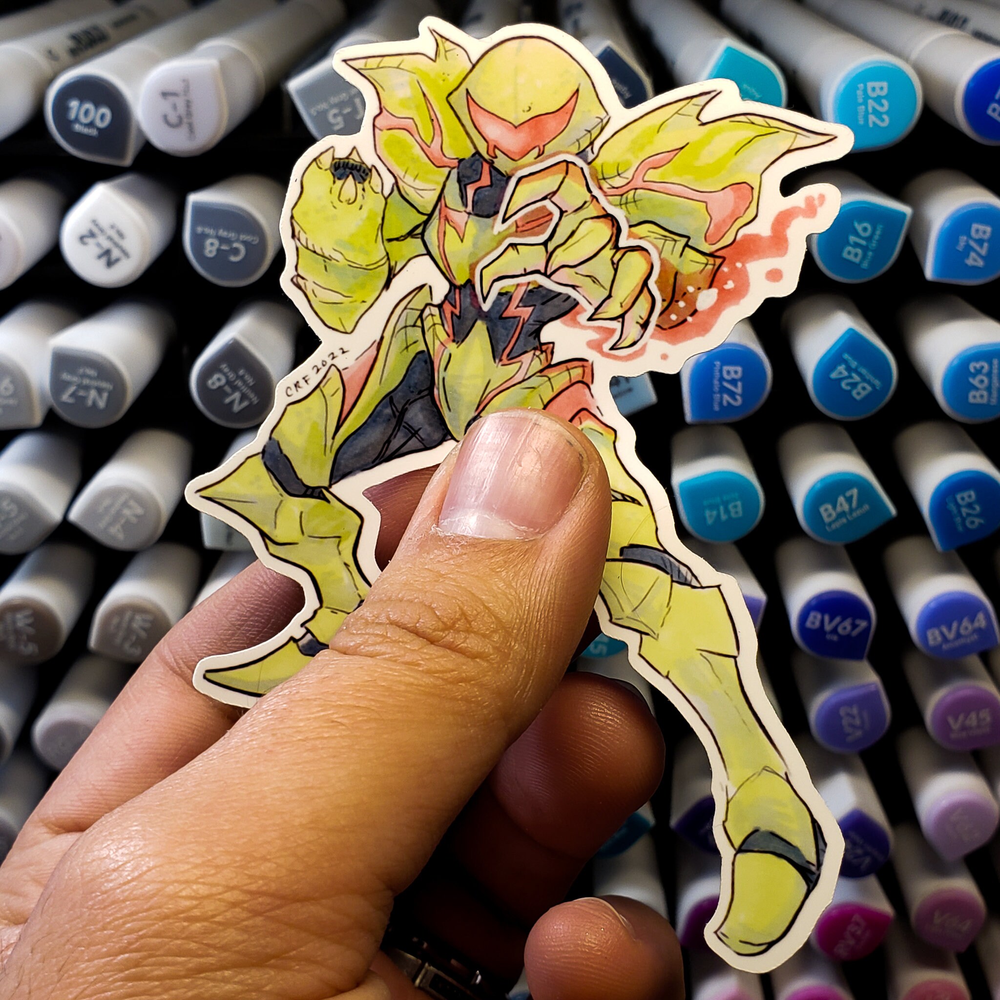 Metroid: Samus Sticker Set 2 Power Suit Metroid Suit Dark | Etsy