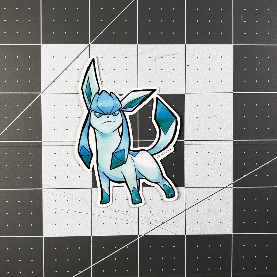 Pokemon: Glaceon Vinyl Sticker - Etsy