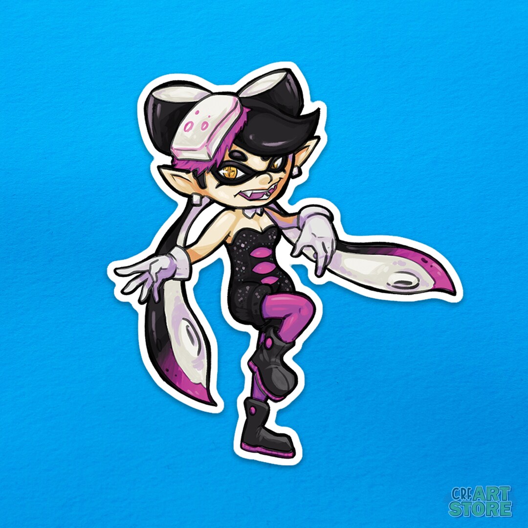 Splatoon: Squid Sister Callie Vinyl Sticker - Etsy