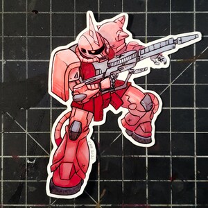 Gundam: Zeon Zaku Vinyl Sticker Set | Etsy