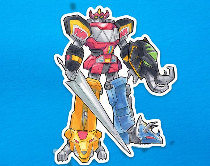Power Rangers: MMPR Megazord - Etsy