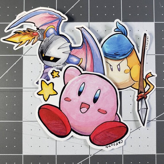 Kirby and Friends Vinyl Sticker Set - Etsy