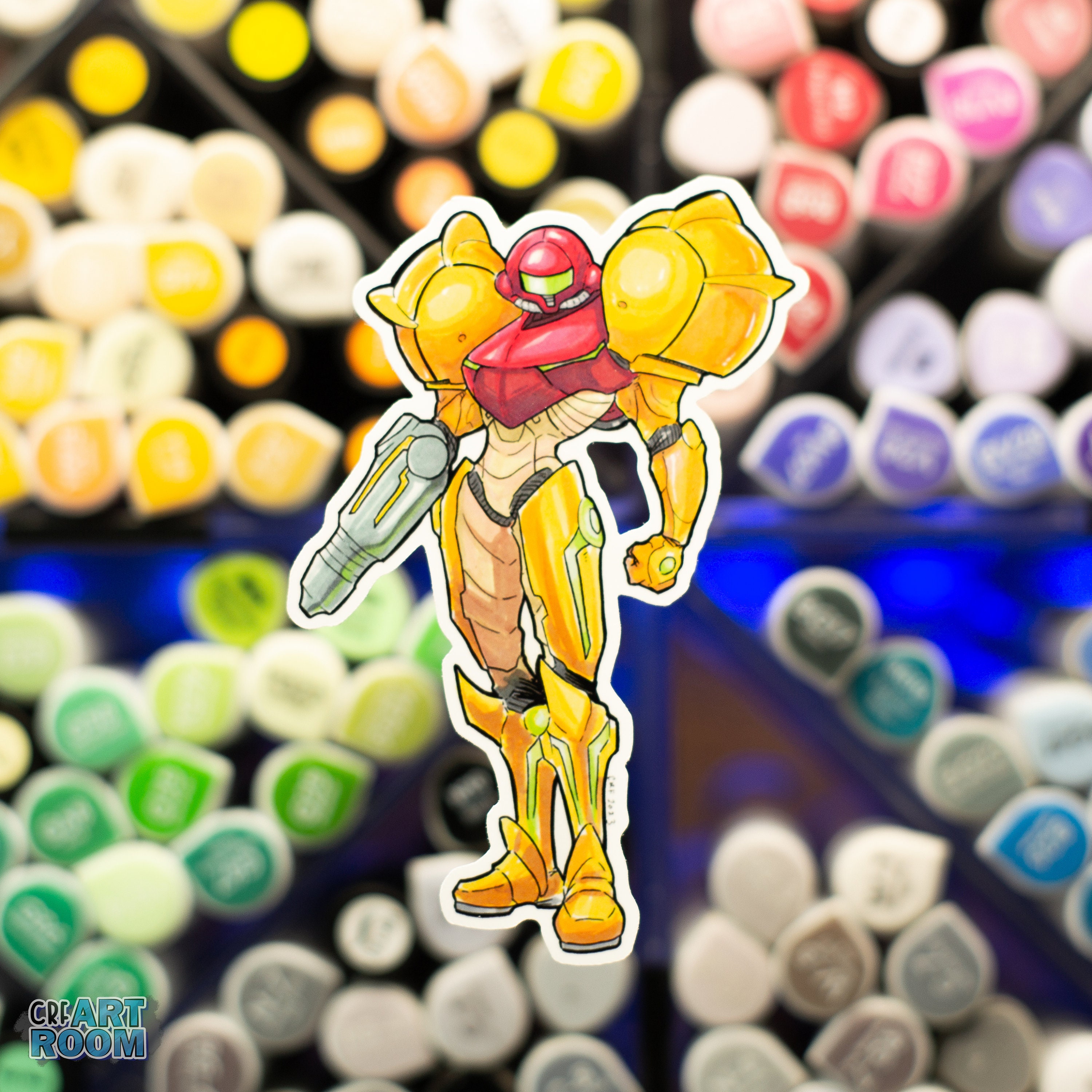 Metroid Prime: Samus Sticker Set 3 Varia Suit Gravity Suit - Etsy