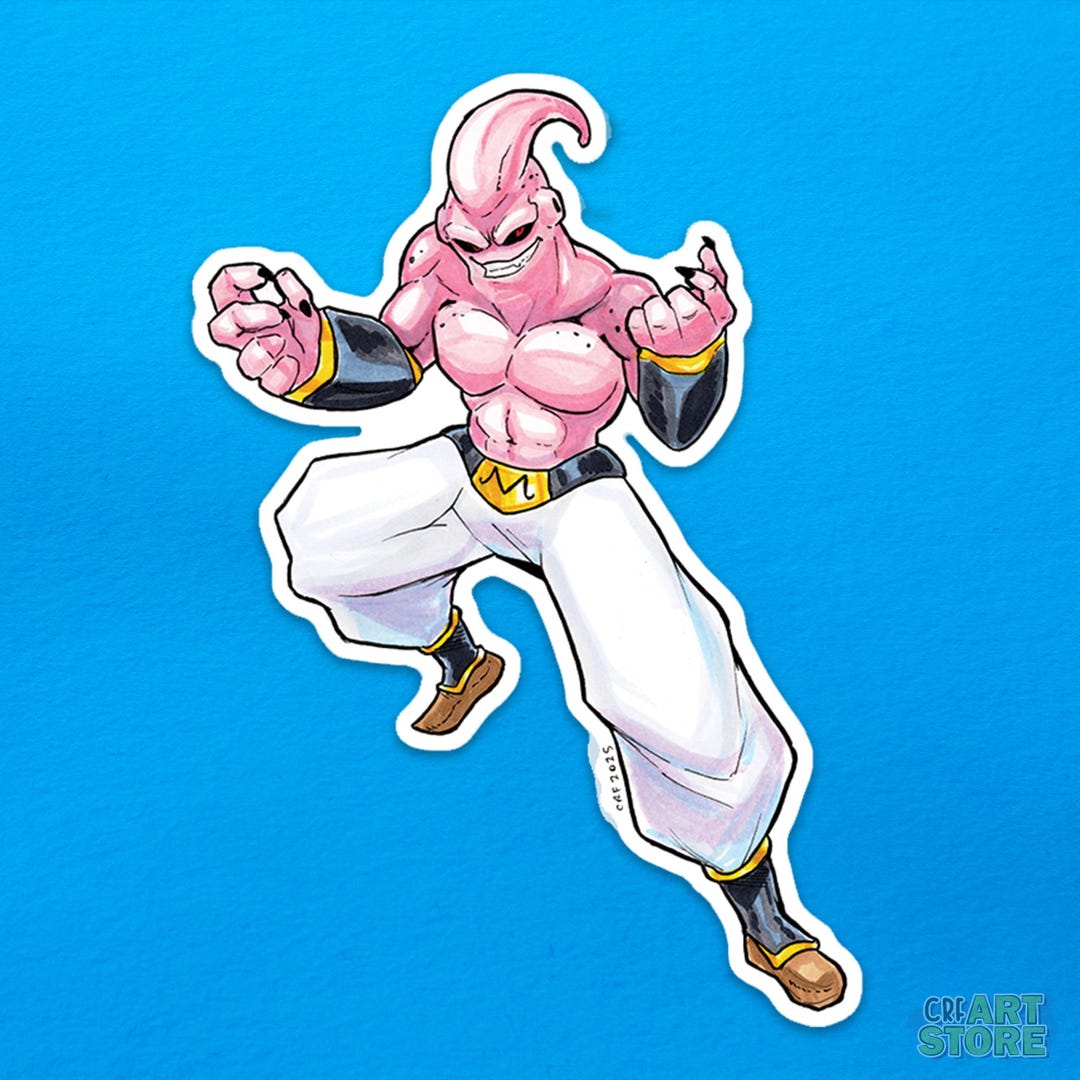 DBZ: Majin Buu (super) Vinyl Sticker - Etsy