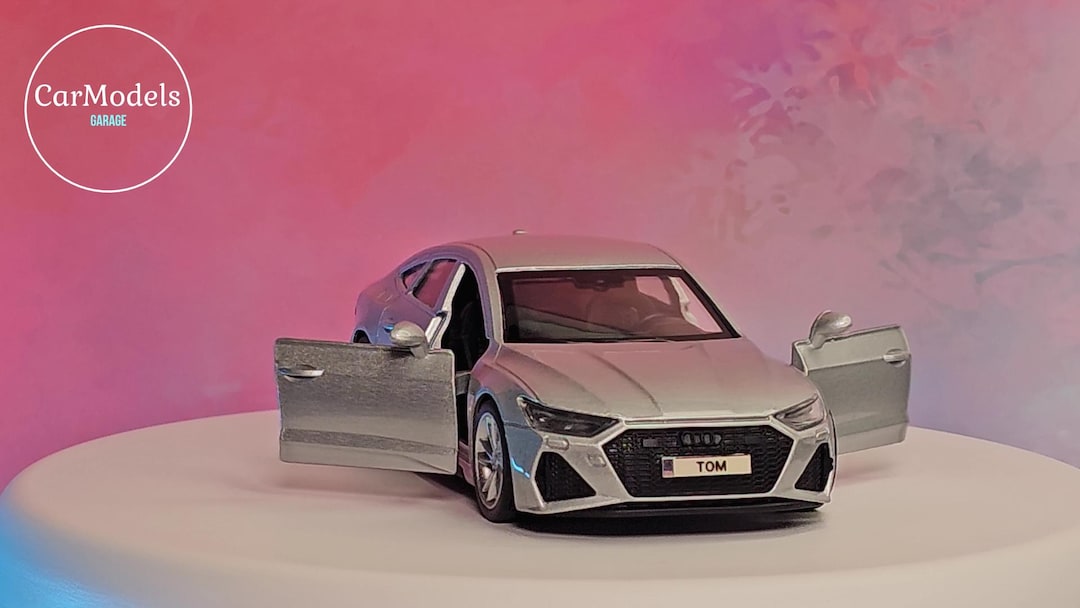 Personalized Audi RS7 Toy Car: Custom Number Plate Gift - Etsy