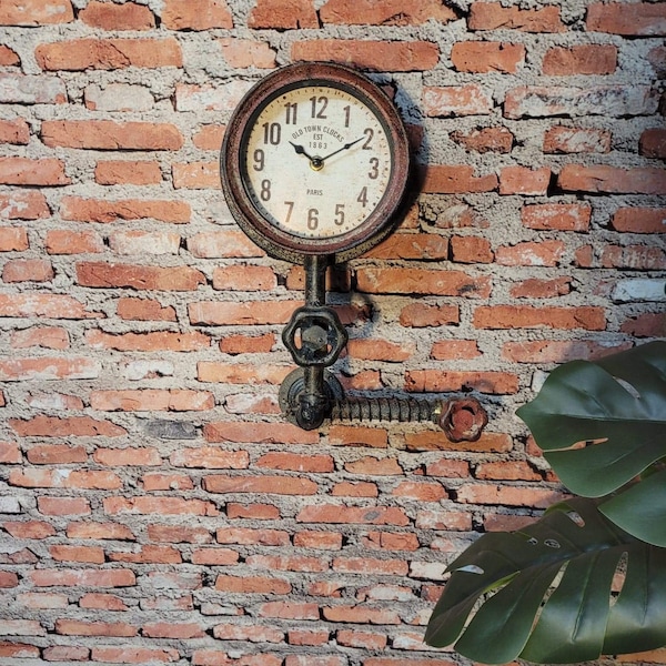 Rustic Wall Clock - Etsy