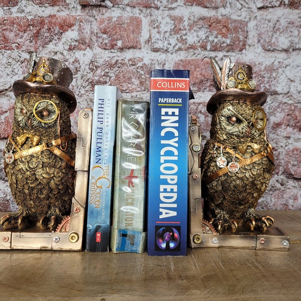 Steampunk Bookends - Etsy