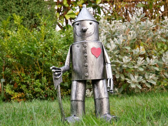Tin Man Statue Wizard Of Oz Garden Ornament Tin Anniversary | Etsy