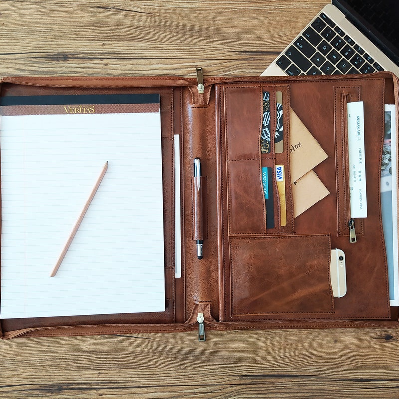 Leather Padfolio - Etsy