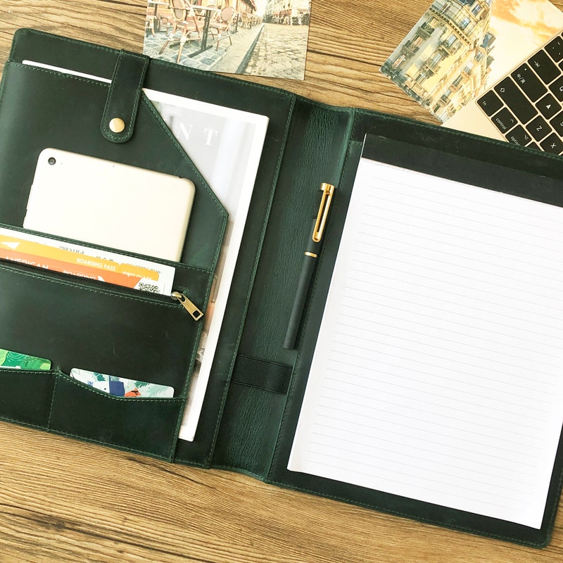Leather Padfolio - Etsy