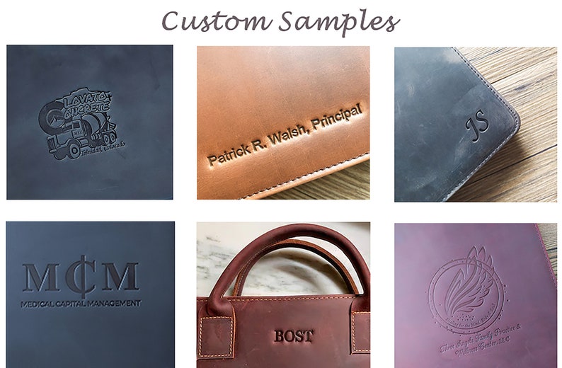 Custom Leather Portfolio Portfolio for Letter Size Notepad - Etsy