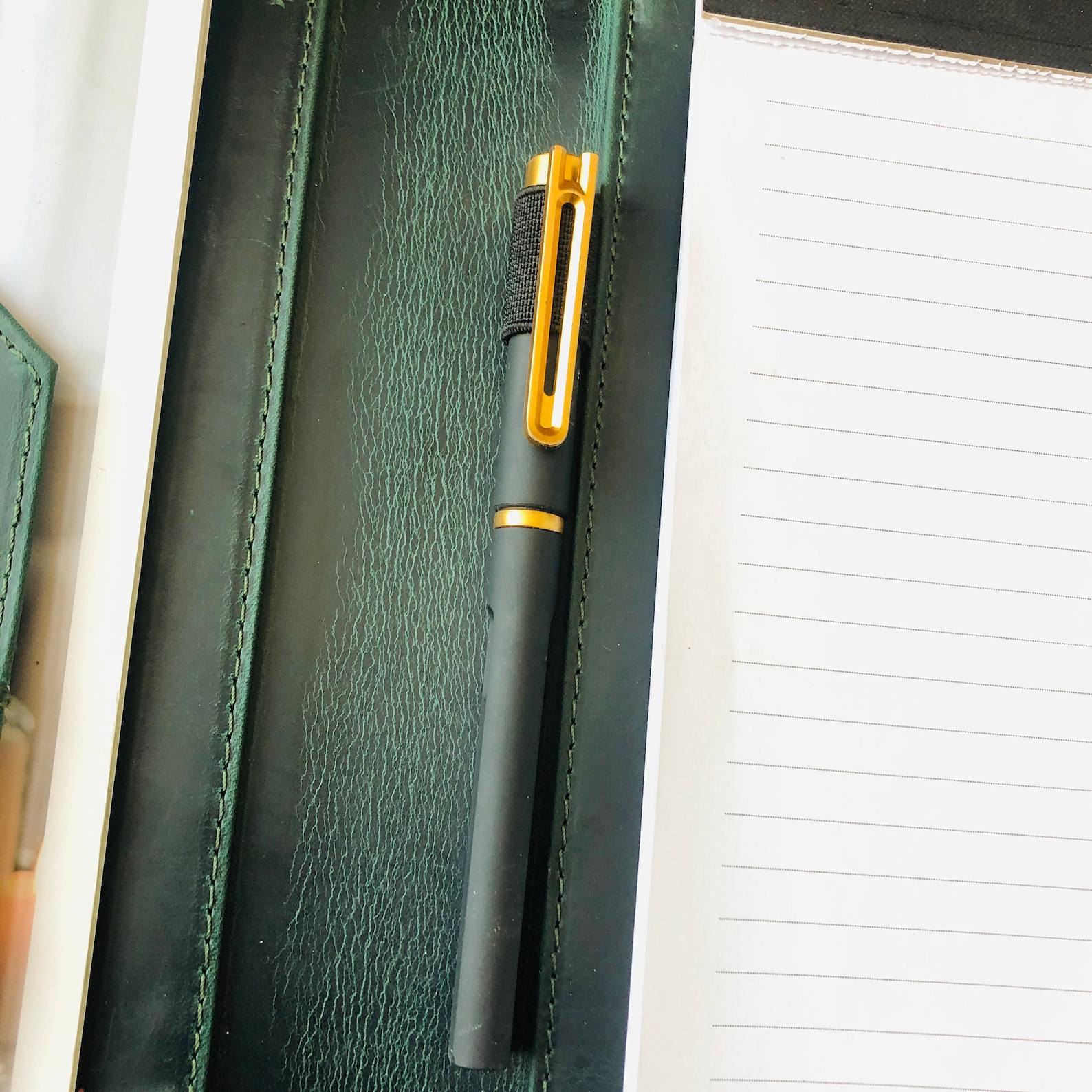 Custom Leather Portfolio, Portfolio for Letter Size Notepad, Padfolio ...