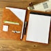 Custom Slim Leather Portfolio A4 Folder Portfolio Vegan Leather ...