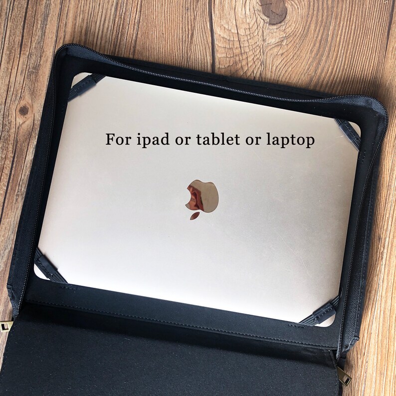 Personalized Leather Portfolio Padfolio for Men Portfolio - Etsy