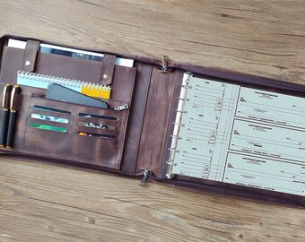 9 Ring Check Binder - Etsy