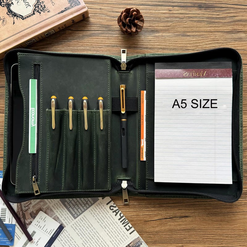 A5 Leather Journal - Etsy