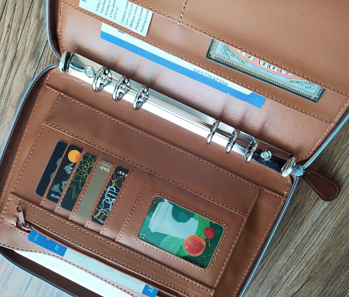 Personalized A5 Refillable Vegan Leather Journal Diary - Etsy