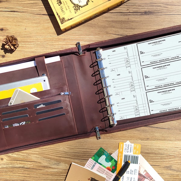 9 Ring Check Binder - Etsy