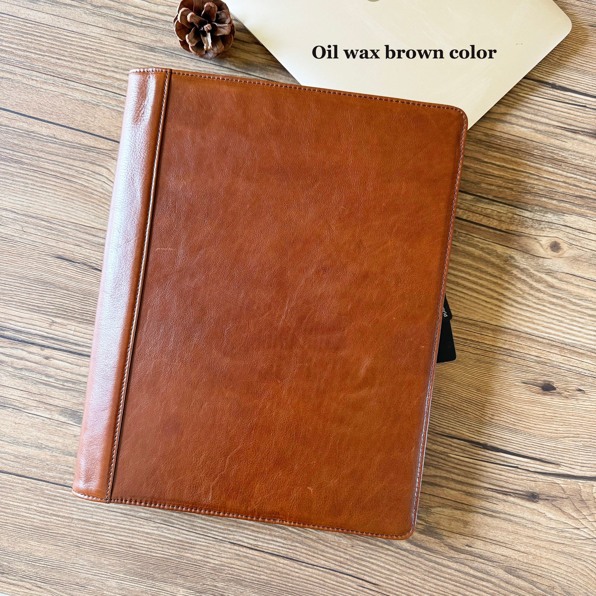 Custom Leather Portfolio, Personalized Portfolio for Men, About the ...