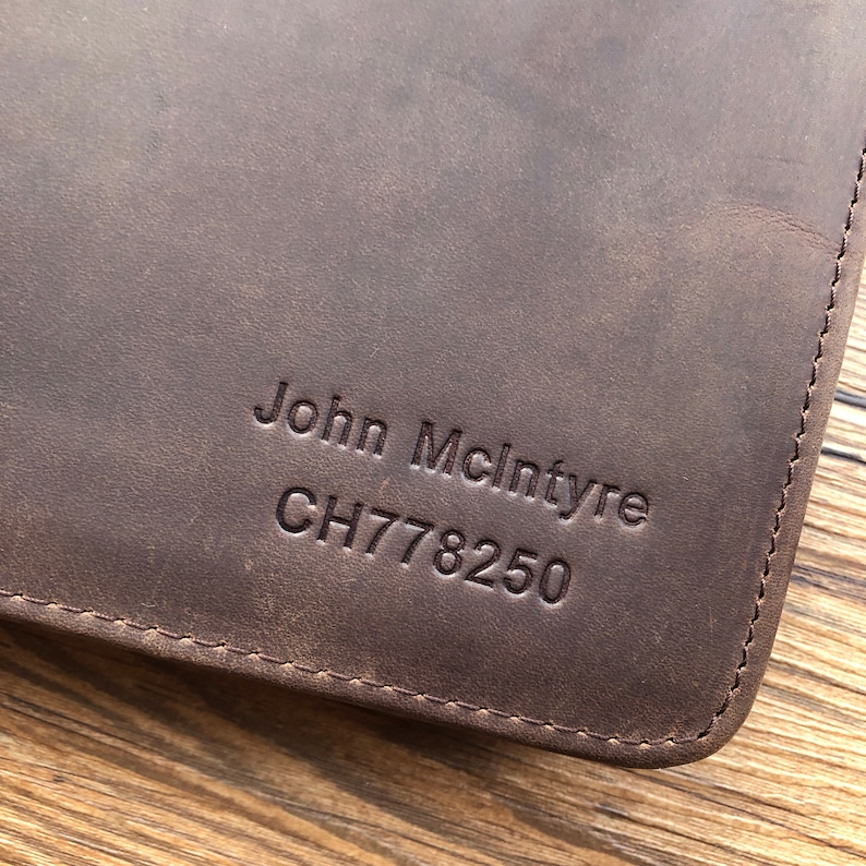 Custom 3 Ring Check Binder, Leather Check Book for 3 Ring, 9 Ring Check ...