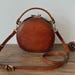 Bunny Embossed Tote, Rabbit Pattern Handbag, Retro Round Leather Women ...