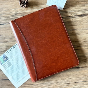 Custom A4 Portfolio, Portable Zipper Bag Folder Business Sales Folio ...