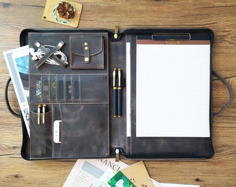 Leather Padfolio 8.5x14 - Etsy