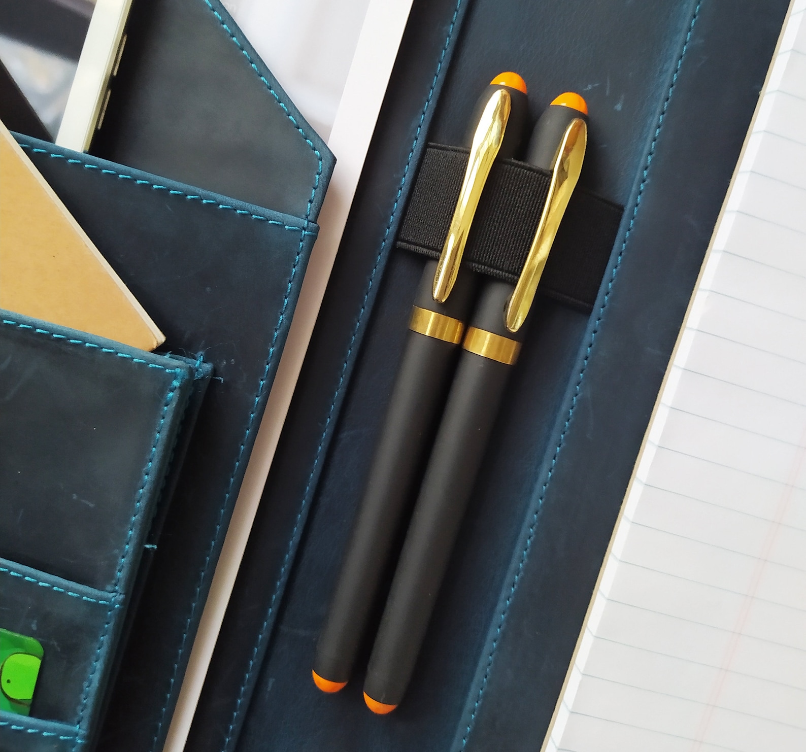 Personalized Leather Portfolio A4/ Letter Size Notepad Women - Etsy