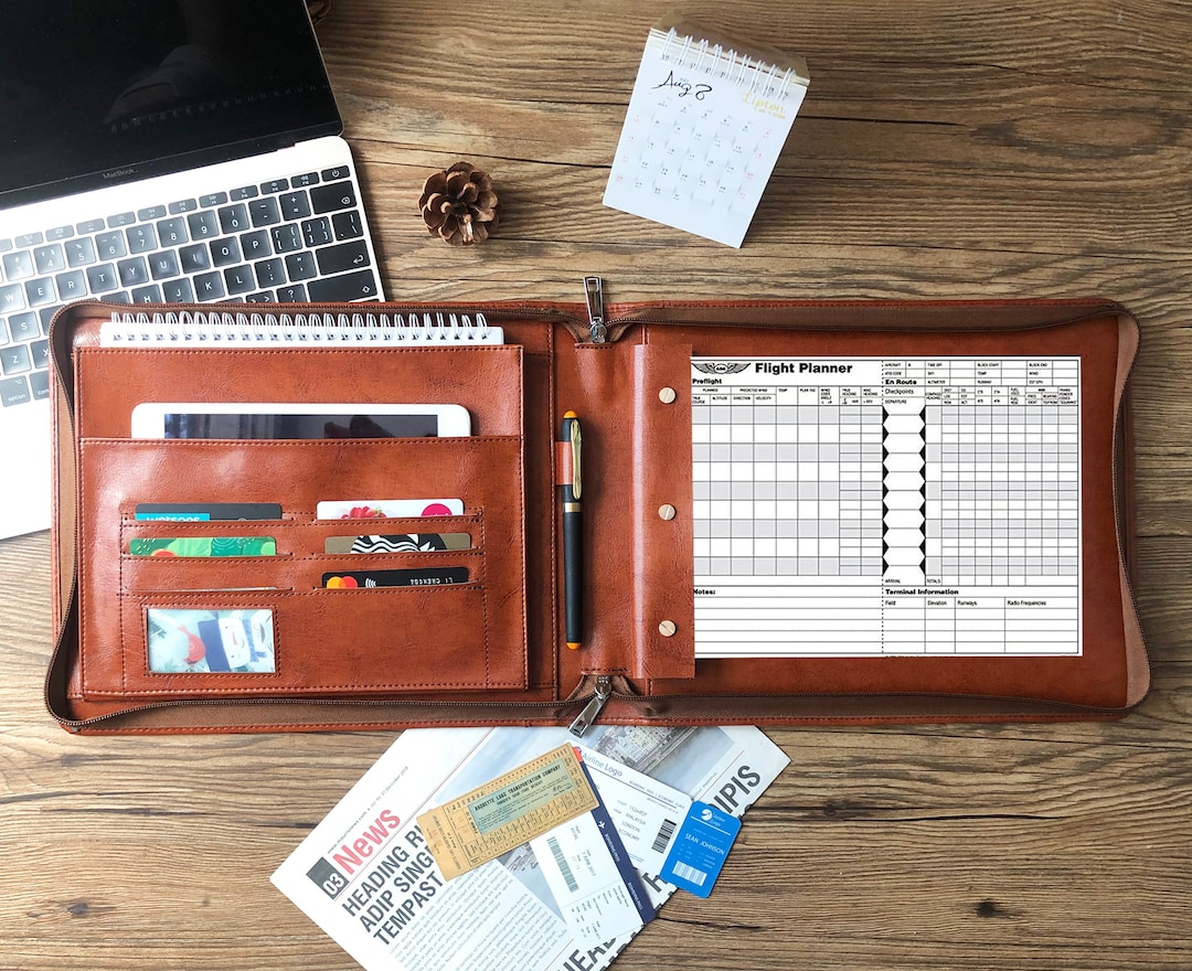 Personalize Leather Pilot Log Book, Perfect Gift for Pilot, Pilot ...