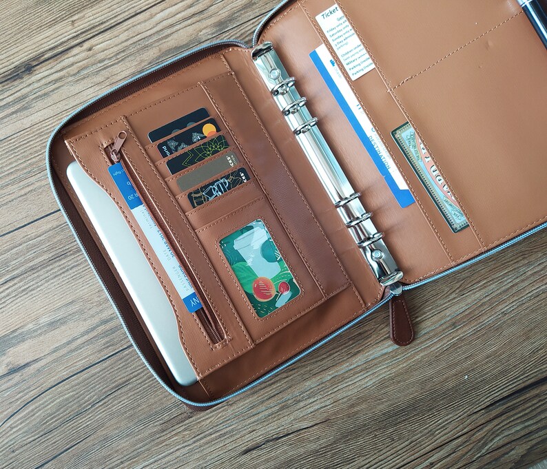 Personalized A5 Refillable Vegan Leather Journal Diary - Etsy