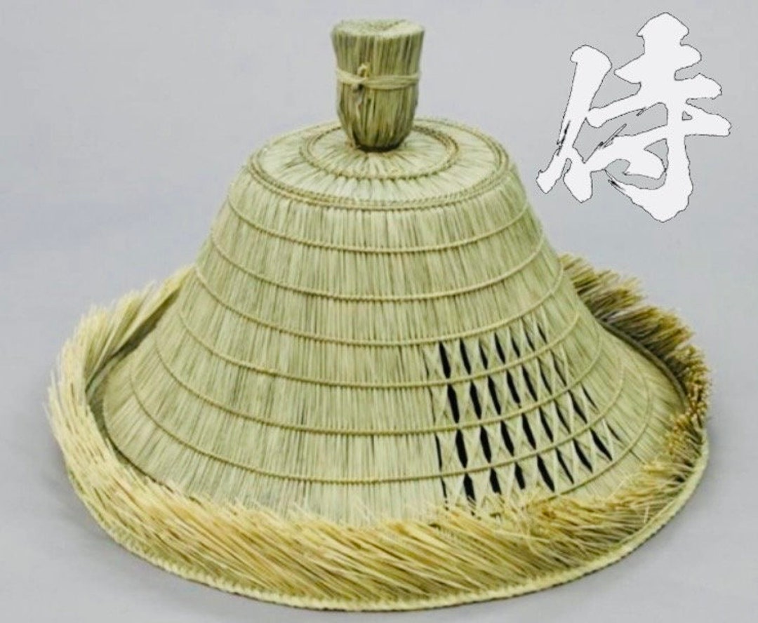 Samurai Hat Japanese Edo Style Made in Japan Handmade Masterless ...