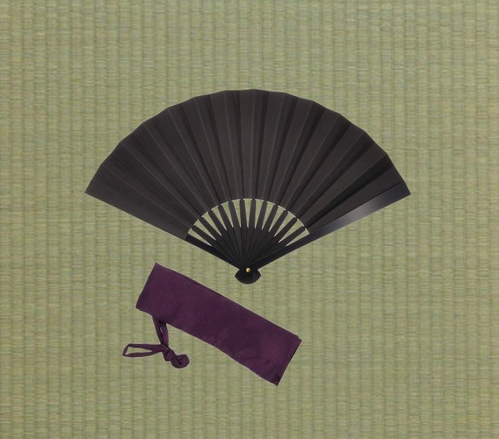 Tessen Japanese Samurai Iron War Fan Kuroda Black - Etsy